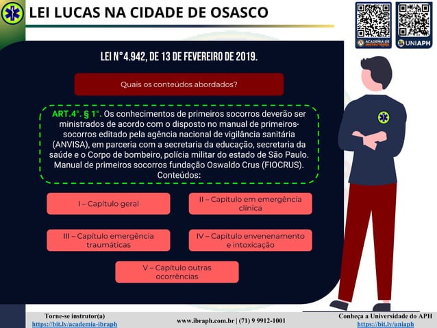 LEI LUCAS de primeiros socorros na educação básica e infantil | PDF
