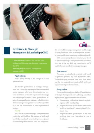 Leinster college dublin - brochure web | PDF