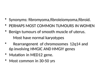 Leiomyoma of uterus,patho practical (1).p | PPTX