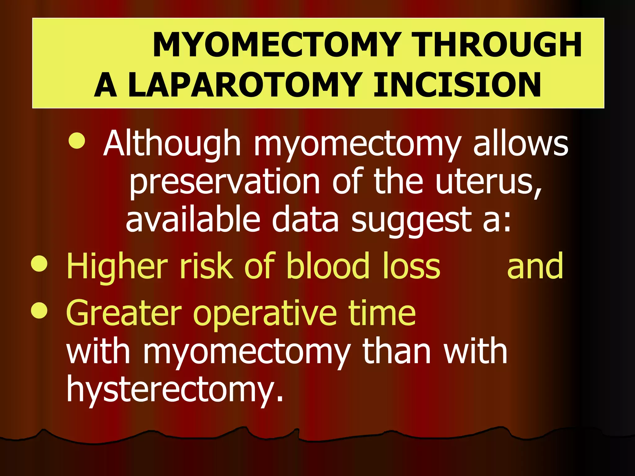 leiomyomas | PPT