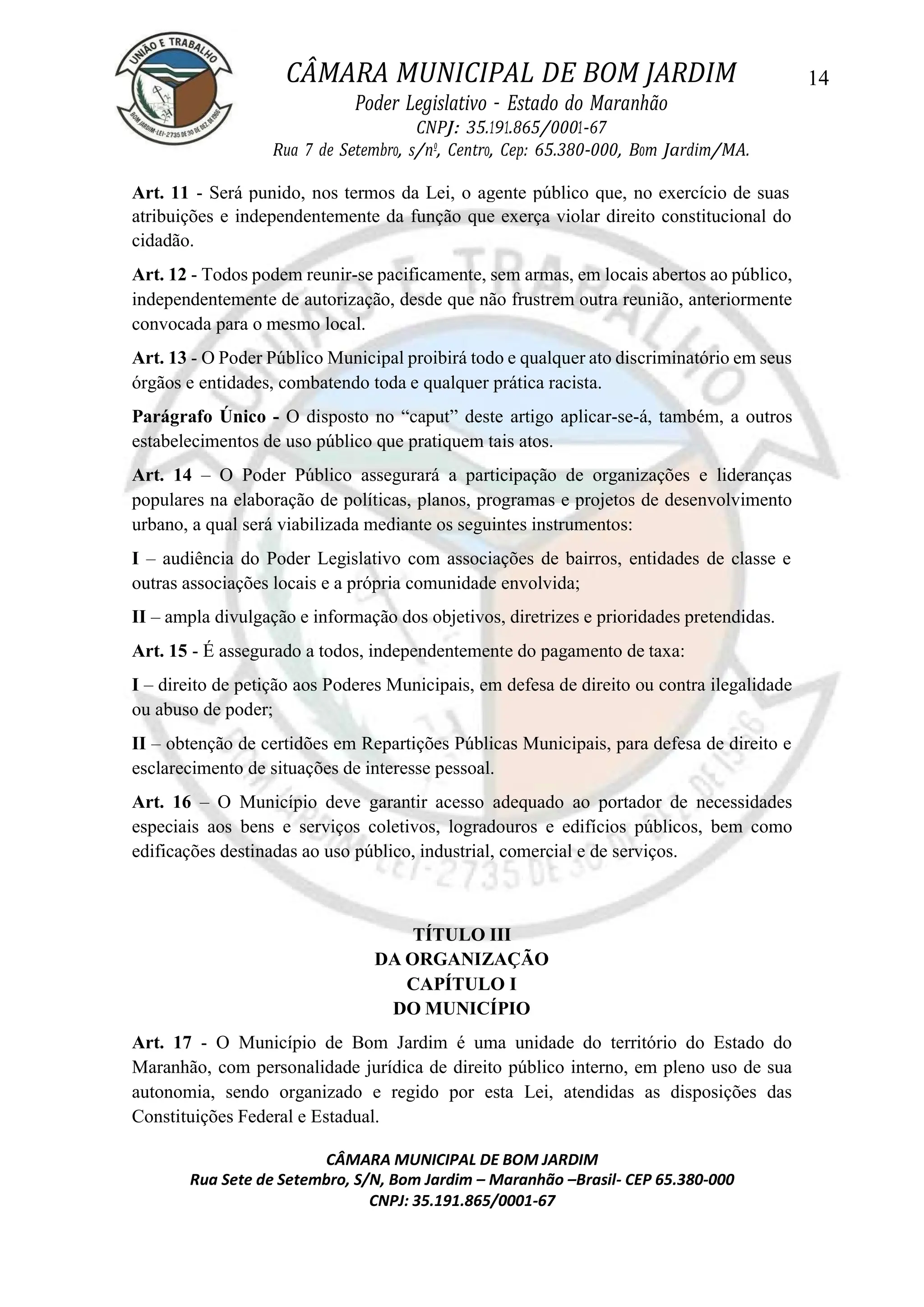 LEI ORGÂNICA DE BOM JARDIM-MA 2020.pdf
