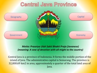 Central Java Province | PPT