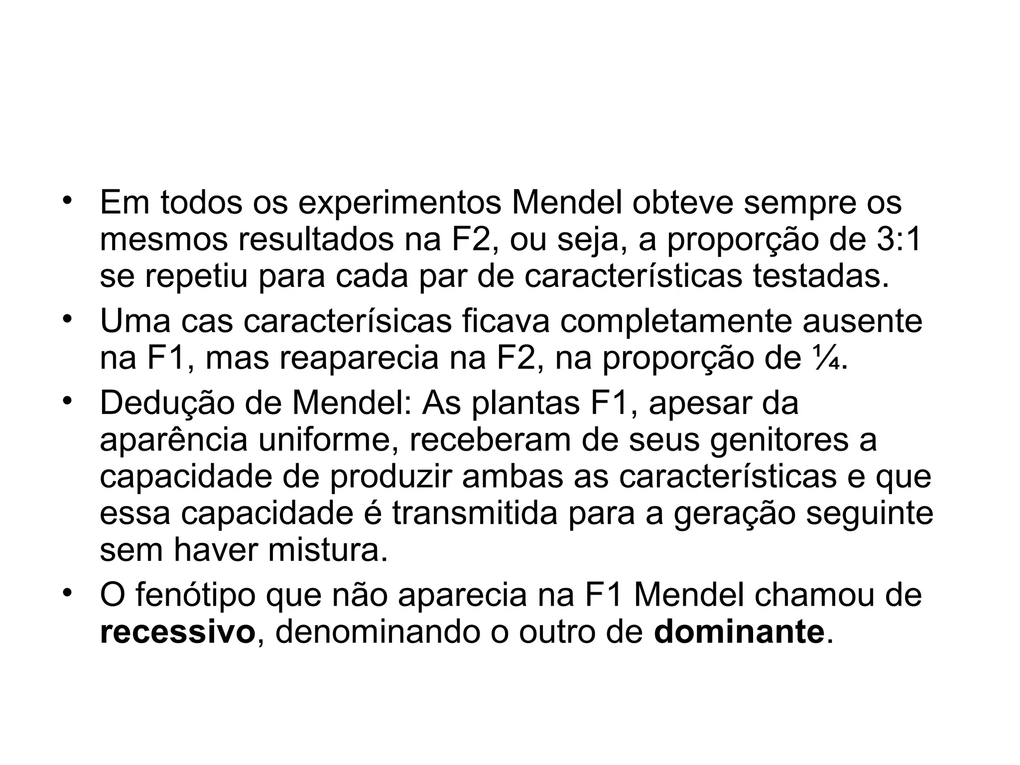 Leis de mendel | PPT