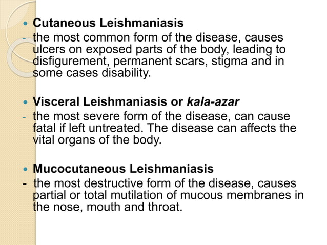 Kinetoplasta (Trypanosoma & Leishmania) | PPTX | Infectious Diseases ...