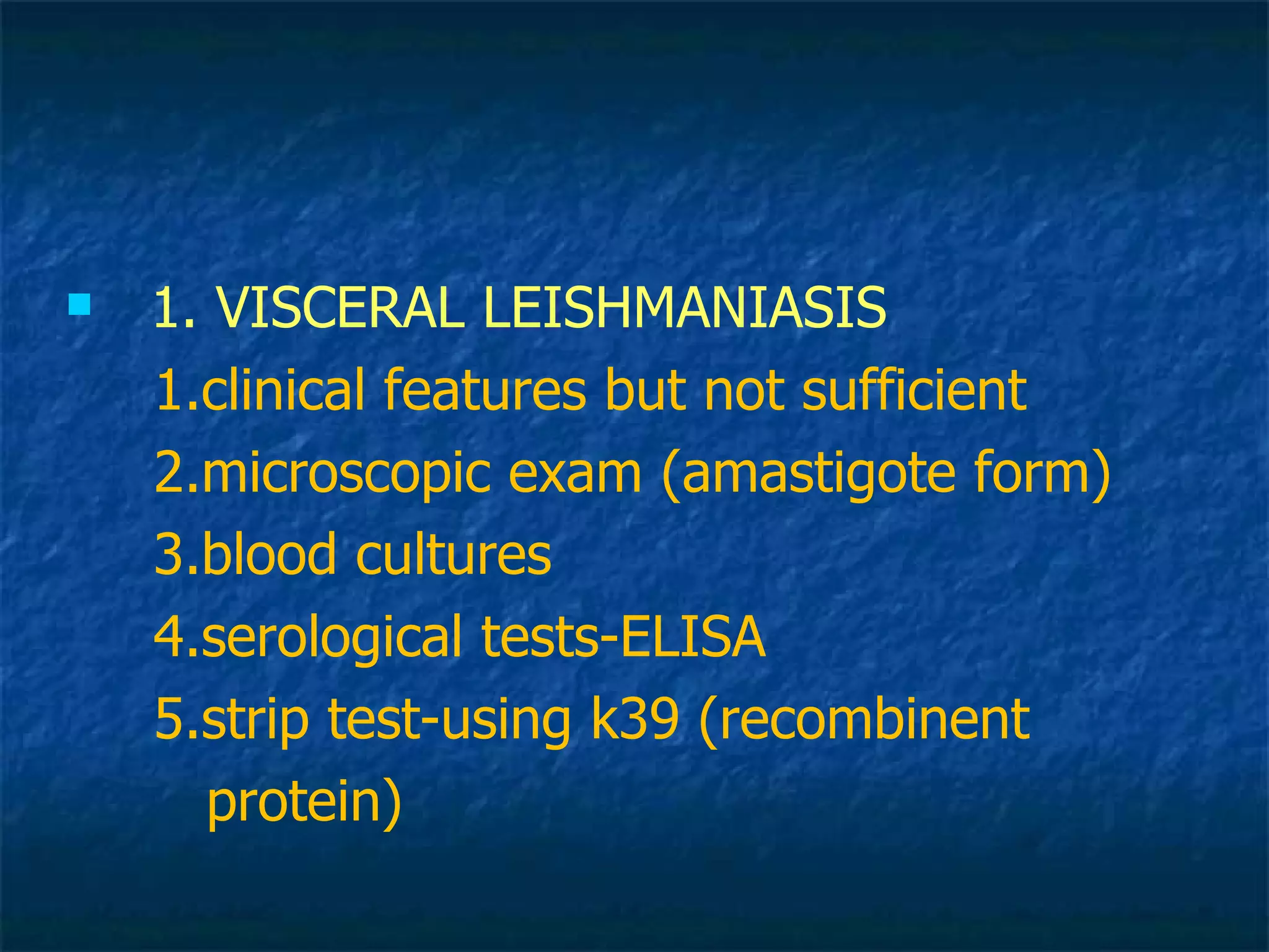 Leishmaniasis | PPT