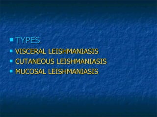 Leishmaniasis | PPT