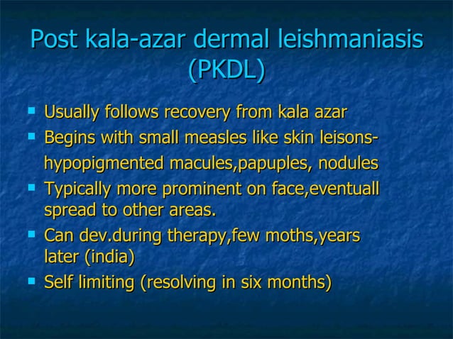 Leishmaniasis | PPT | Infectious Diseases | Diseases and Conditions