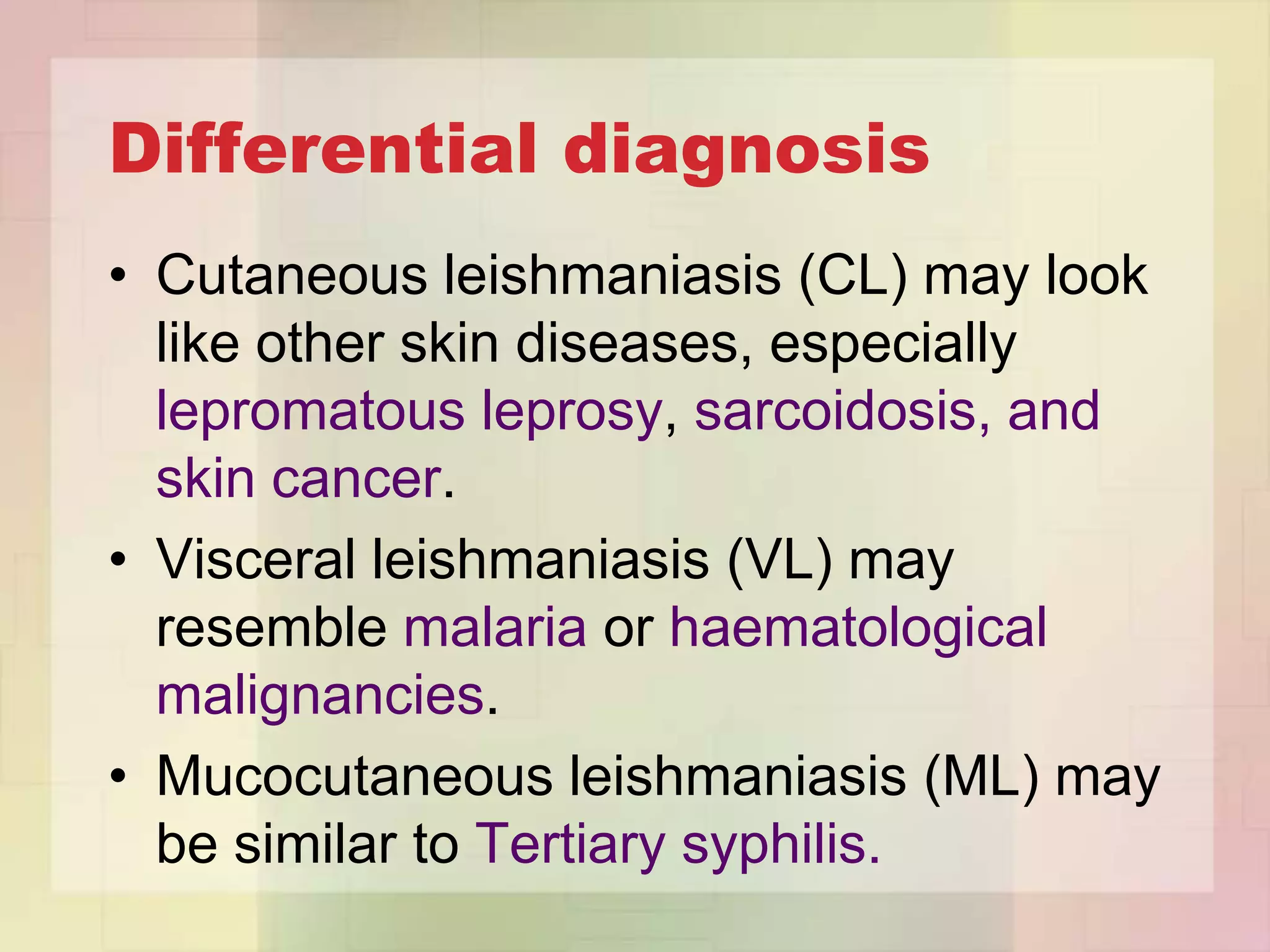Leishmaniasis | PPTX