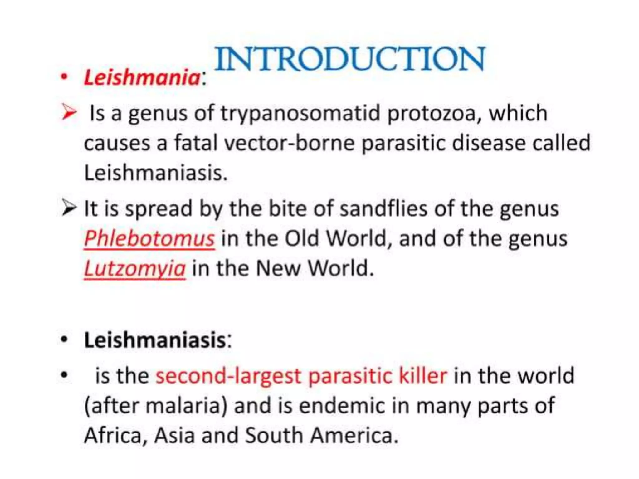 Leishmaniasis | PPTX