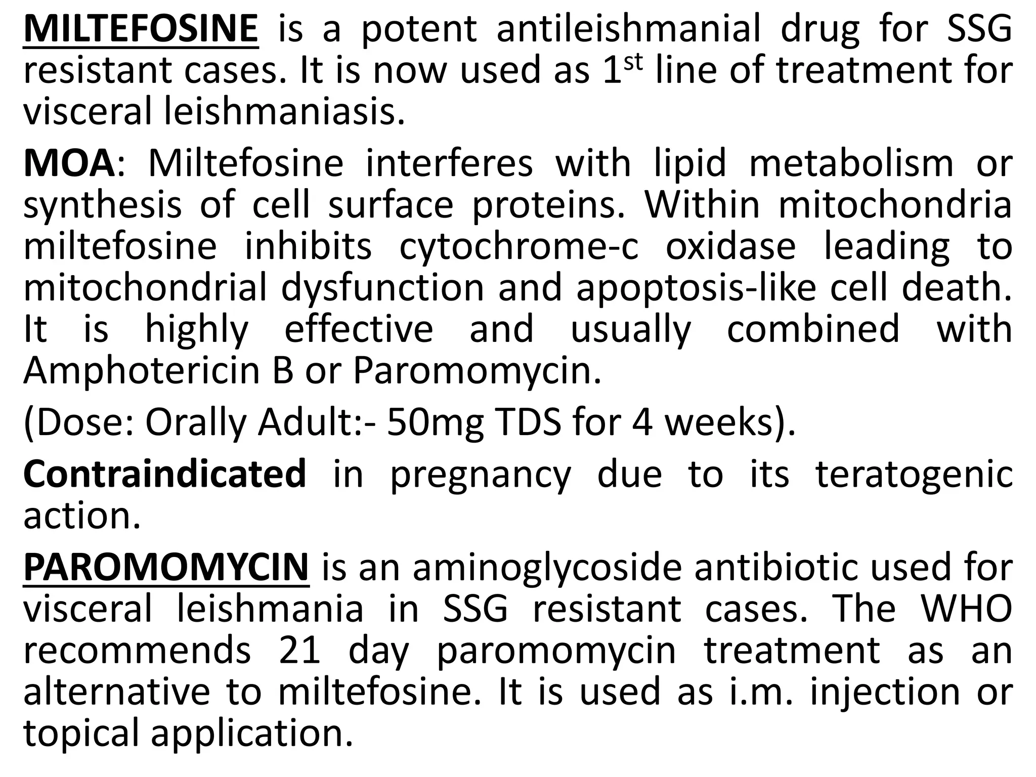 Drugs for Leishmaniasis & Filariasis | PPTX