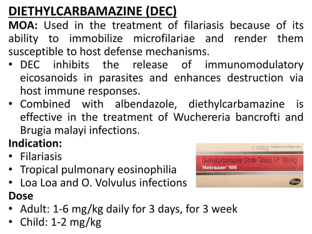 Drugs for Leishmaniasis & Filariasis | PPTX | Infectious Diseases ...