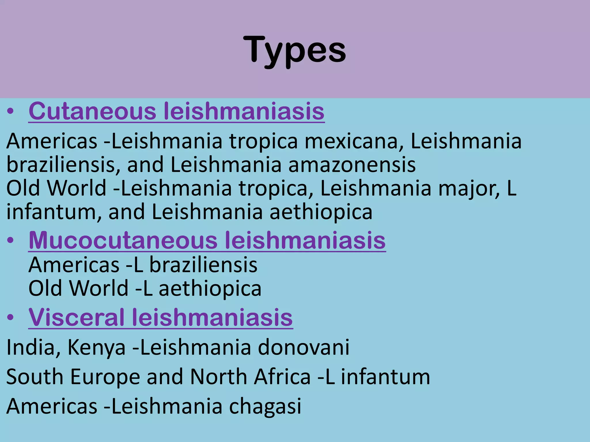 Leishmaniasis | PPTX