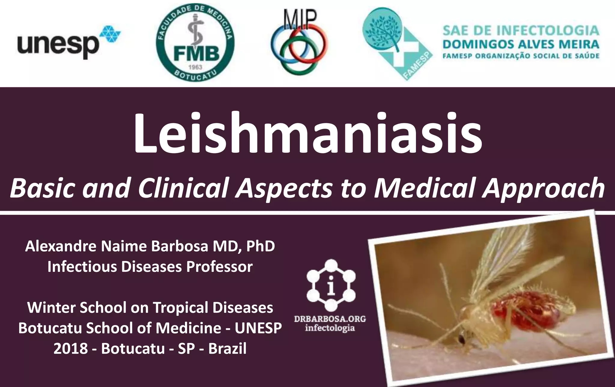 Leishmaniasis winter school tropical diseases unesp alexandre barbosa 2018 | PPTX | Infectious ...