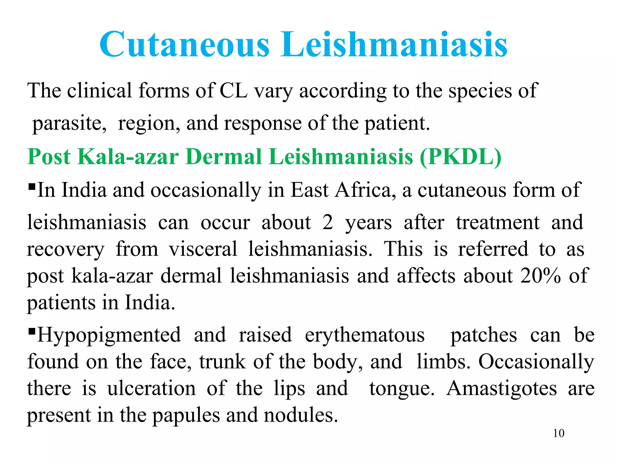 Leishmaniasis | PPT