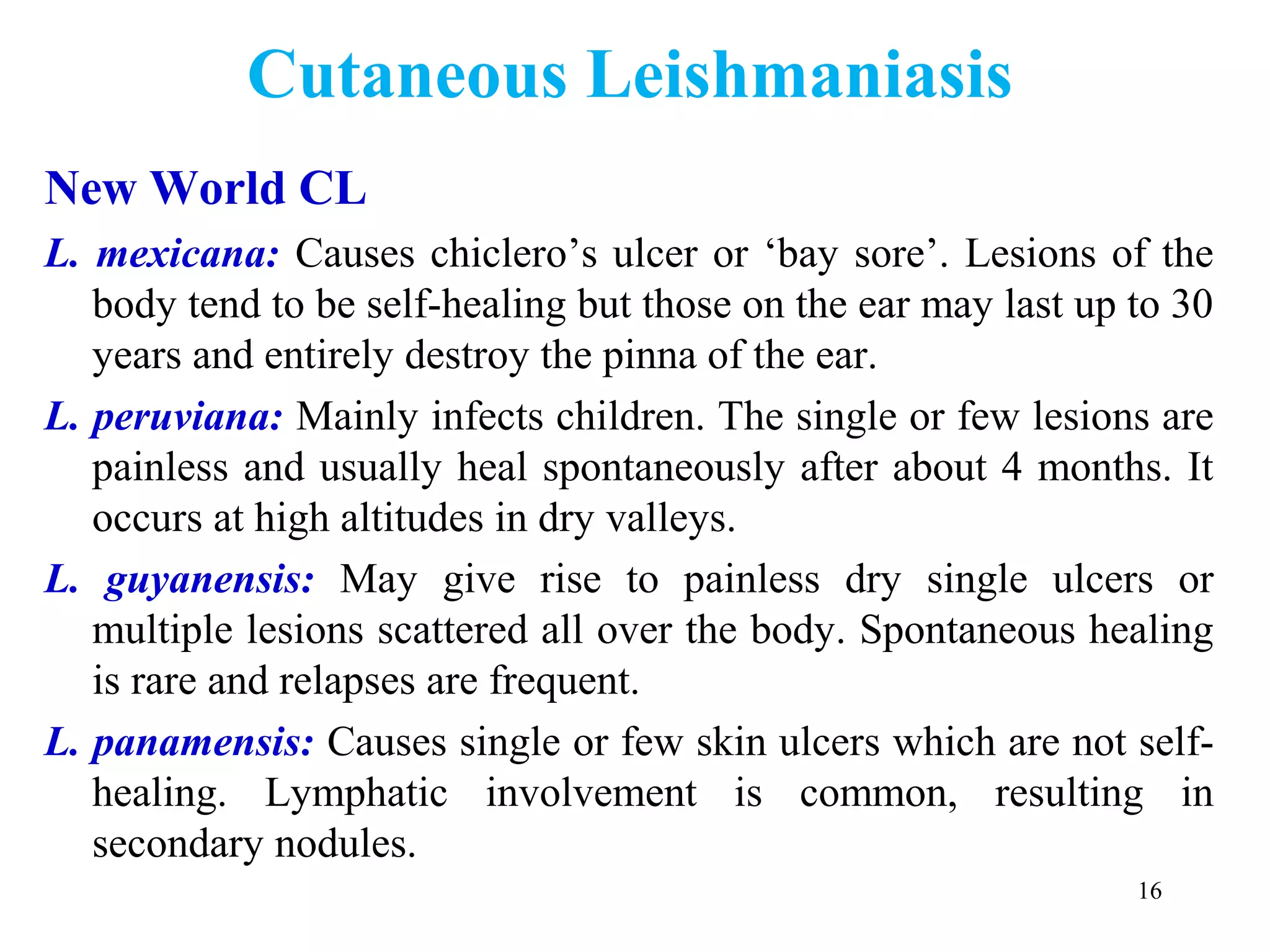 Leishmaniasis | PPT