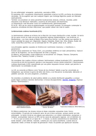 Leishmaniosis | DOCX