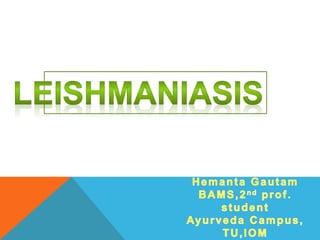 Leishmaniasis | PPTX