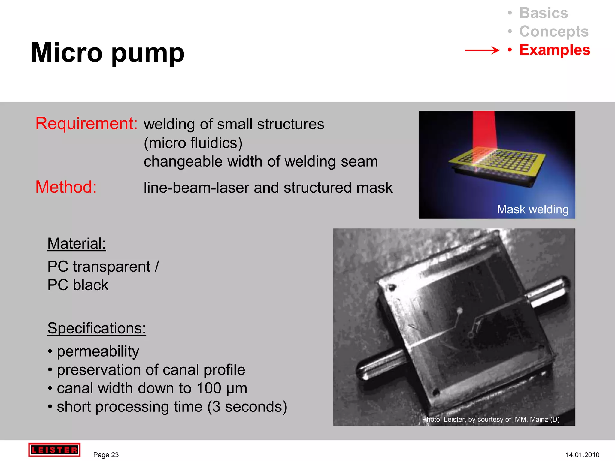 Laser Transmission Welding of Polymers | PPSX