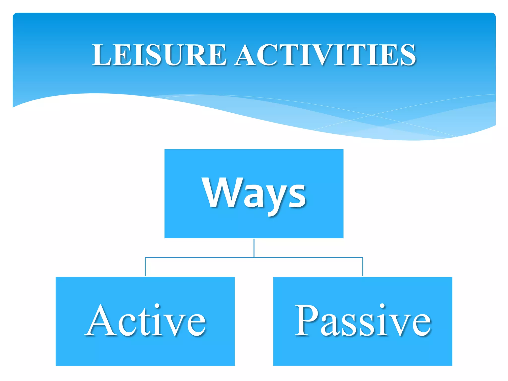 Leisure activities | PPTX