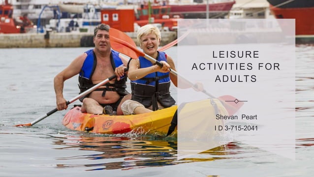 Leisure activities for adults | PPT