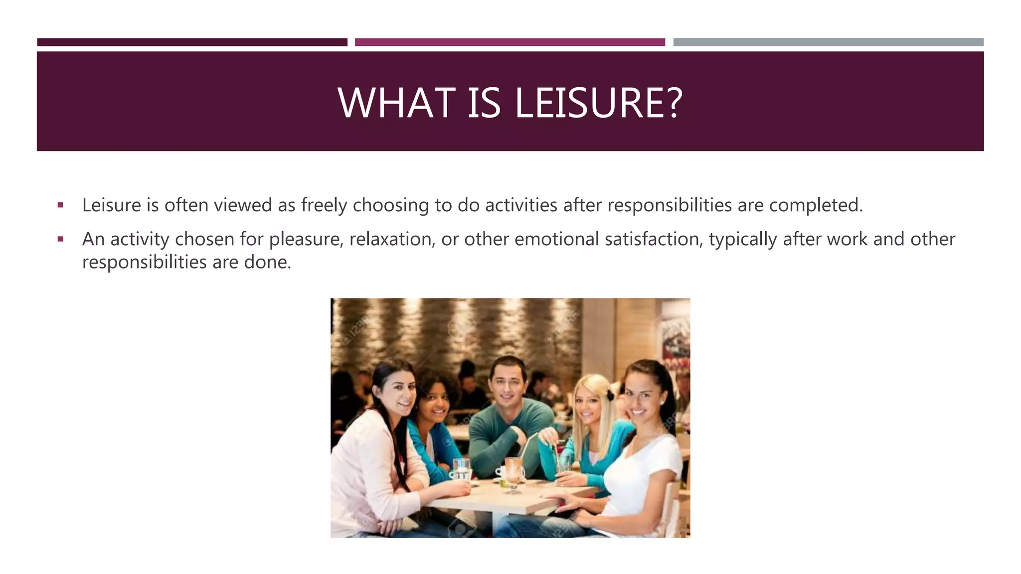 Leisure activities for teenagers | PPTX