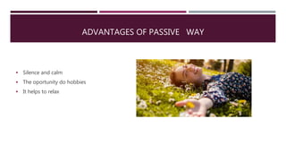 Leisure activities for teenagers | PPTX