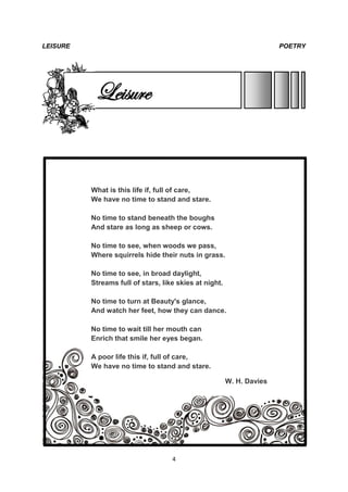 Leisure Poem By William Henry Davies