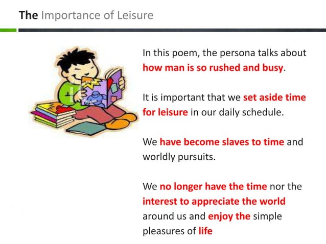 Leisure themes&m values | PPTX