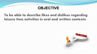 Leisure time activities presentation | PPTX | Educational Video Games ...