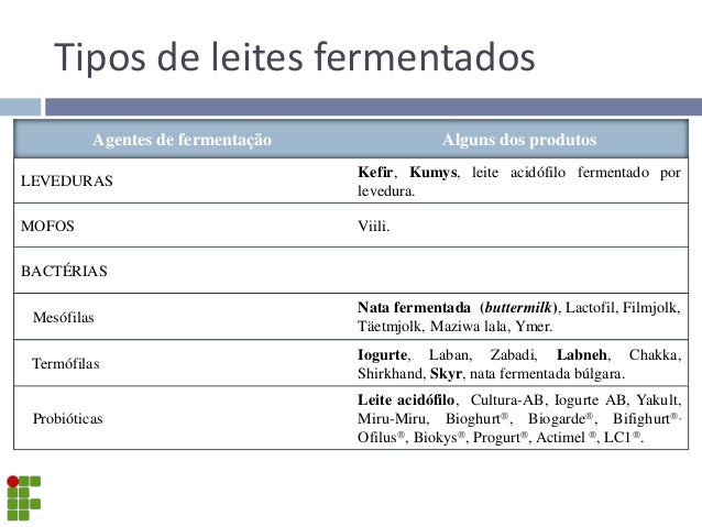 Leites fermentados