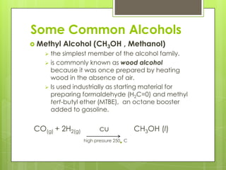 Alcohols | PPTX