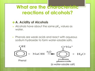 Alcohols | PPTX