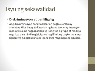 sekswalidad ng tao | PPTX