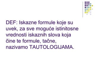 Tautologija | PPTX