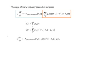 Neuron-computer interface in Dynamic-Clamp experiments | PPT