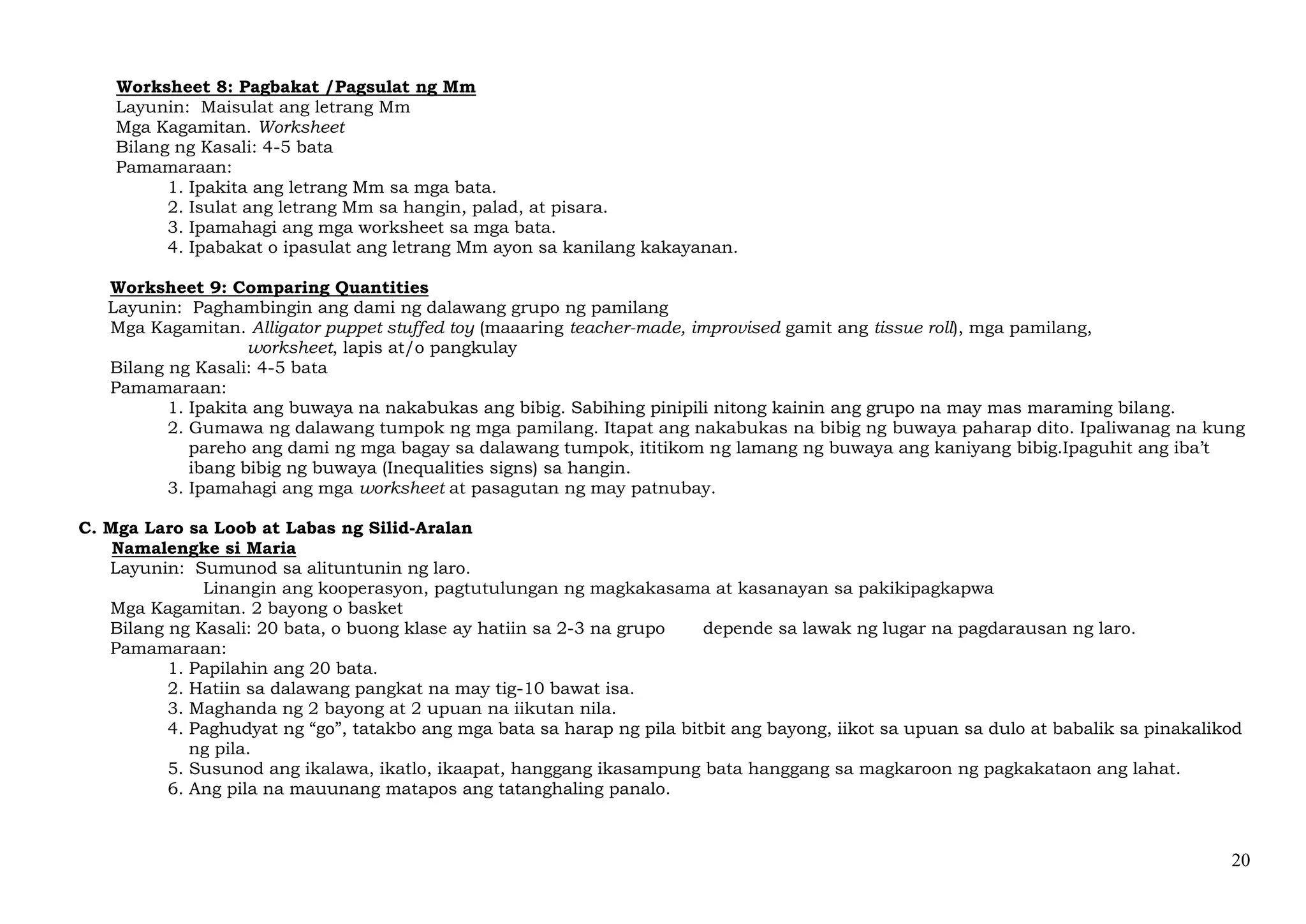 Lesson Exemplar_Kindergarten_Q2_Week1_v.2 | PDF