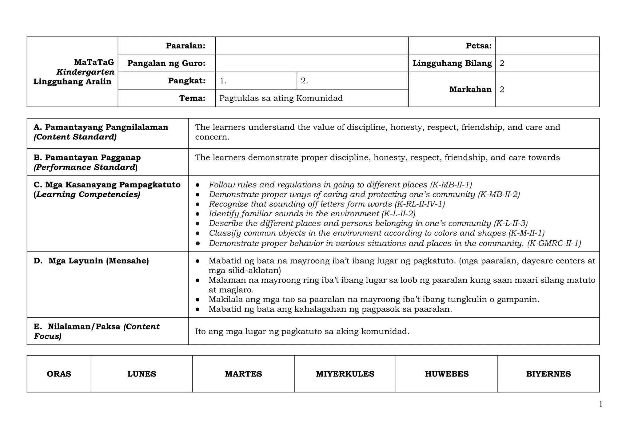 Lesson Exemplar_Kindergarten_Q2_Week2_v.2 | PDF