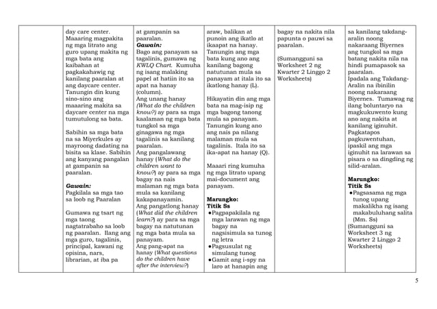 Lesson Exemplar_Kindergarten_Q2_Week2_v.2 | PDF