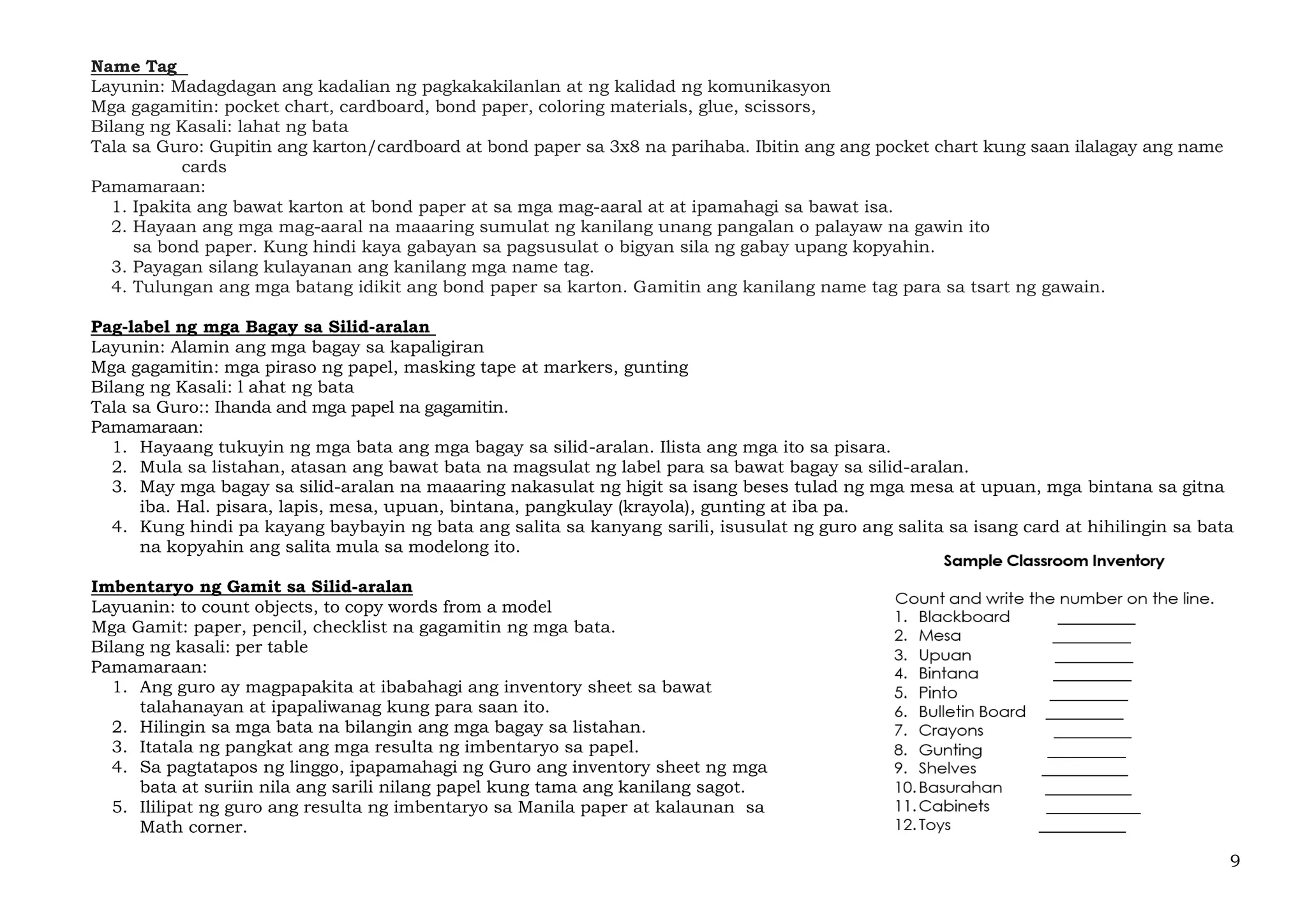 Kinder 1 Weekly Lesson Deped Lesson Exem | PDF