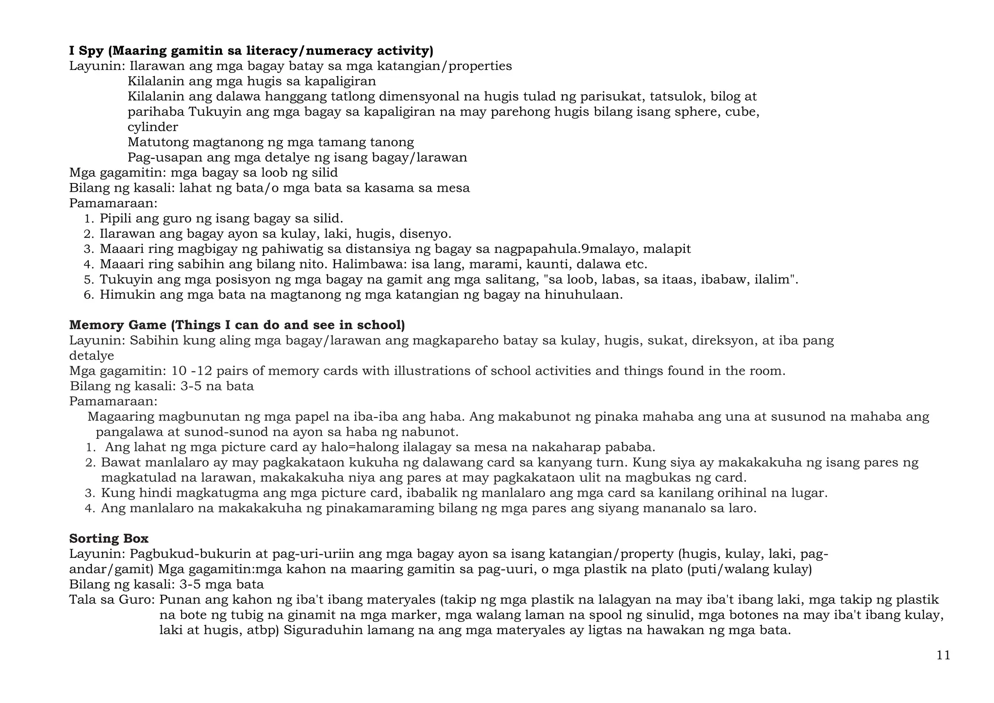 Kinder 1 Weekly Lesson Deped Lesson Exem | PDF