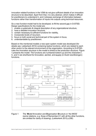 Towards Better Innovation Structures Using the Dutch STS-Design Approach | PDF | Business ...