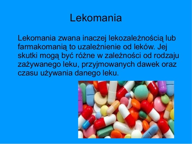 Lekomania Prezentacja