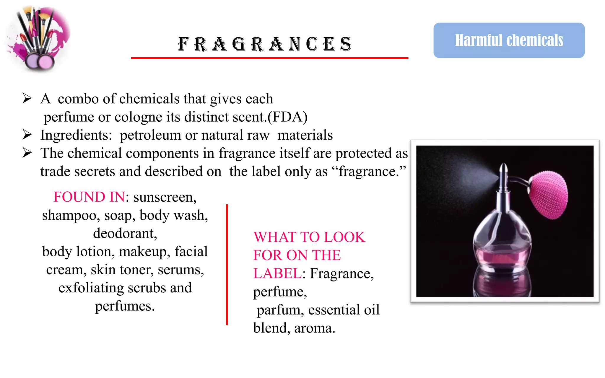 Chemistry of Cosmetics | PDF