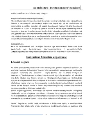 Institucionet financiare(leksion) | DOCX