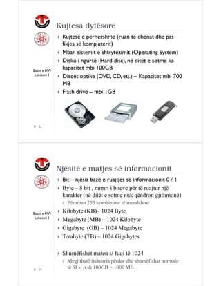 Leksioni 1 | PDF