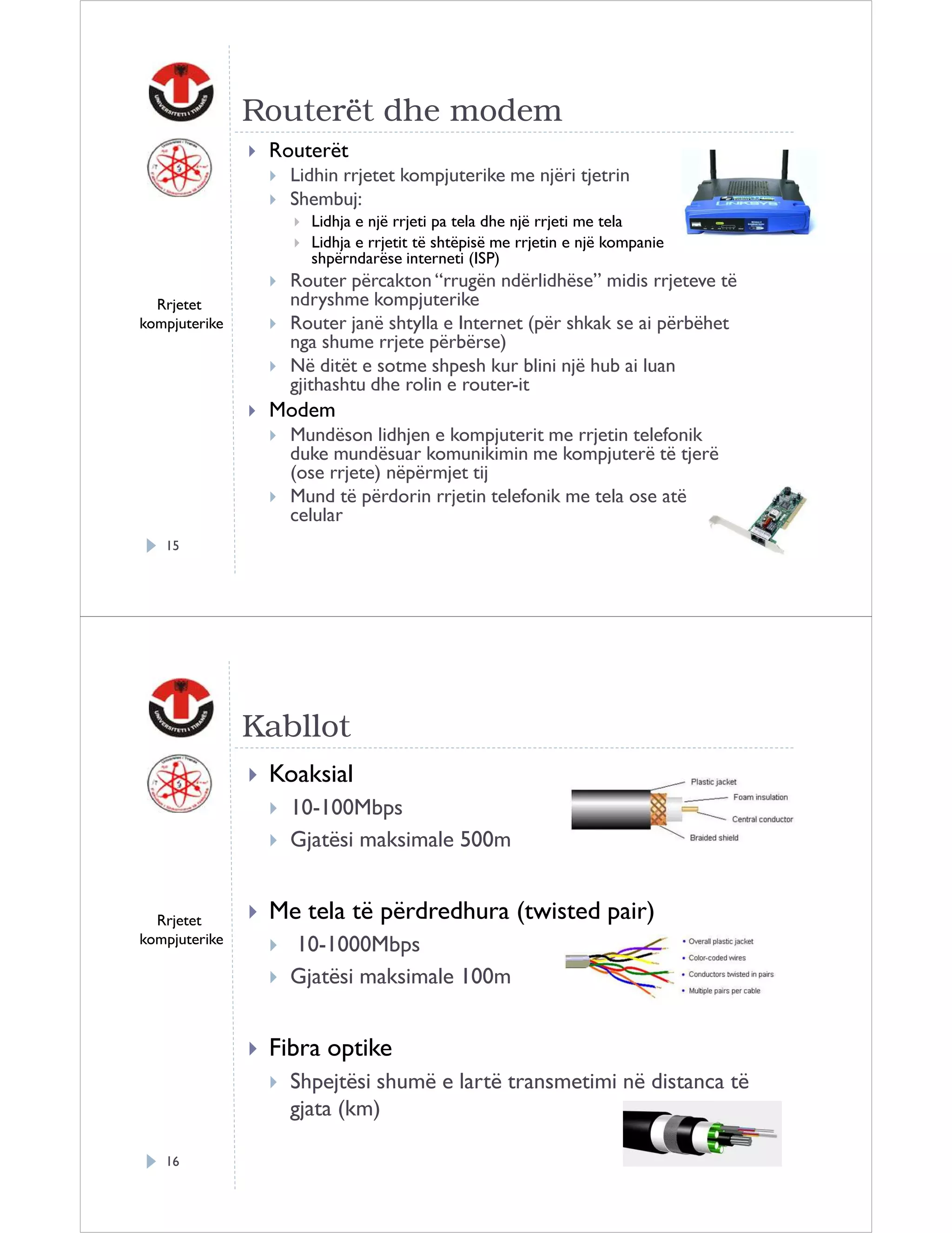 Leksioni 10 rrjetet kompjuterike | PDF