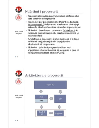 Leksioni 3 procesori | PDF