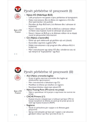 Leksioni 3 procesori | PDF