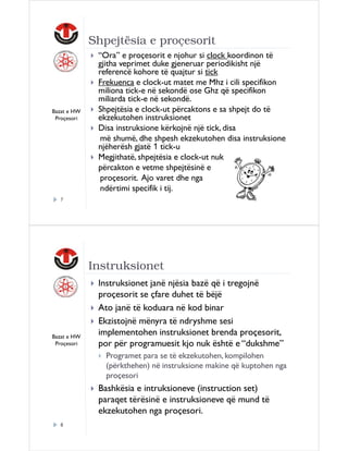 Leksioni 3 procesori | PDF