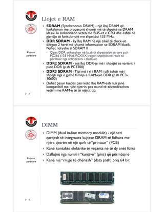 Leksioni 5 kujtesa paresore | PDF